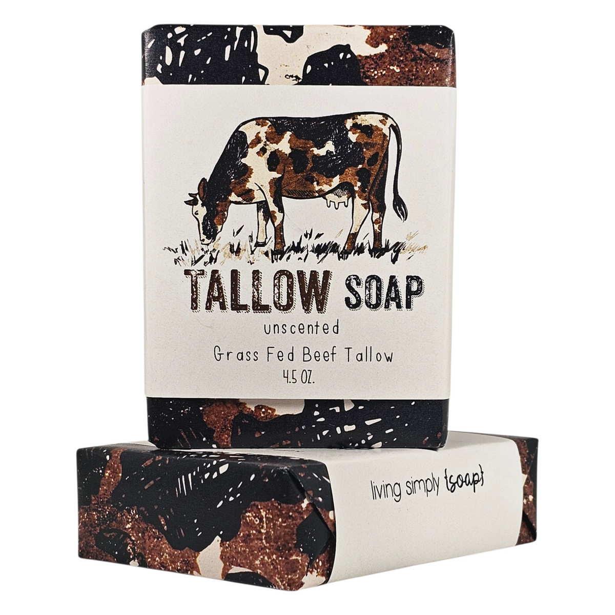 Beef Tallow Bar Soap Grass Fed – living simply soap