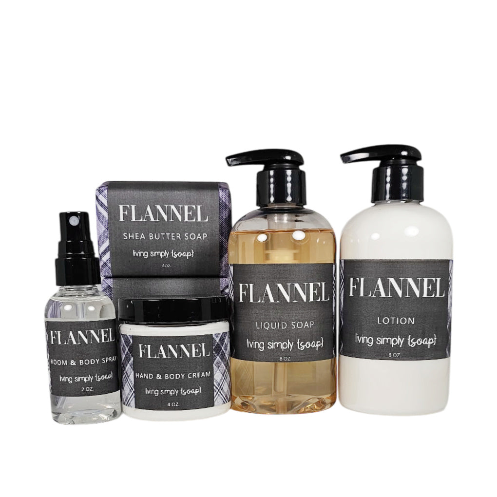 Flannel Collection – living simply soap