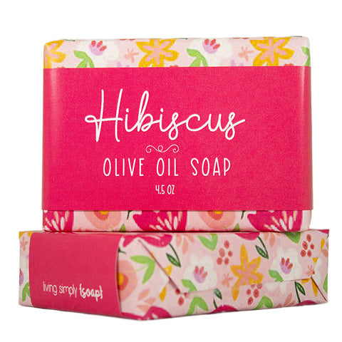 Hibiscus Bar Soap – living simply soap