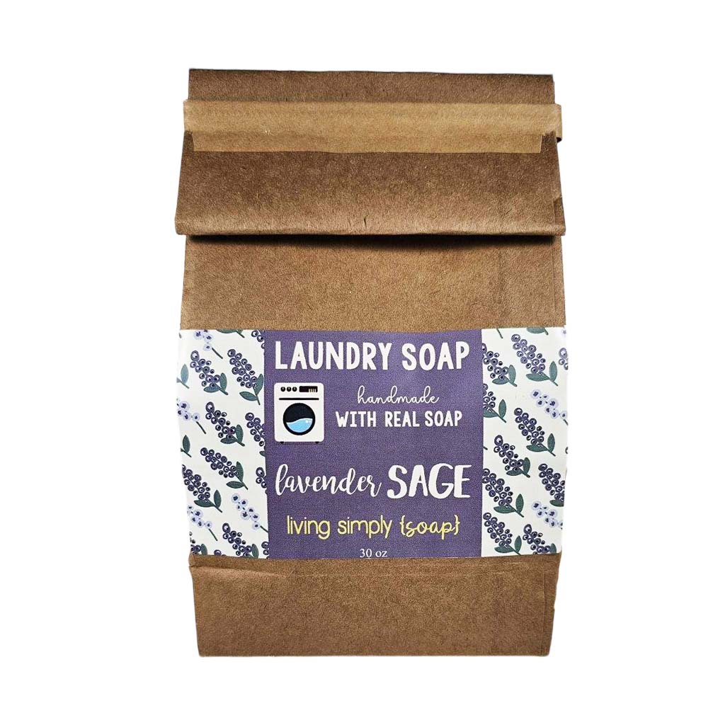 Lavender Sage Laundry Soap – living simply soap