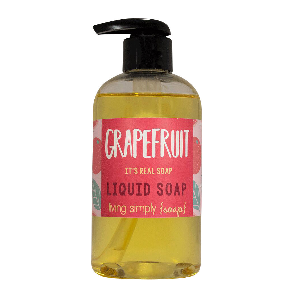 Grapefruit Liquid Soap – living simply soap