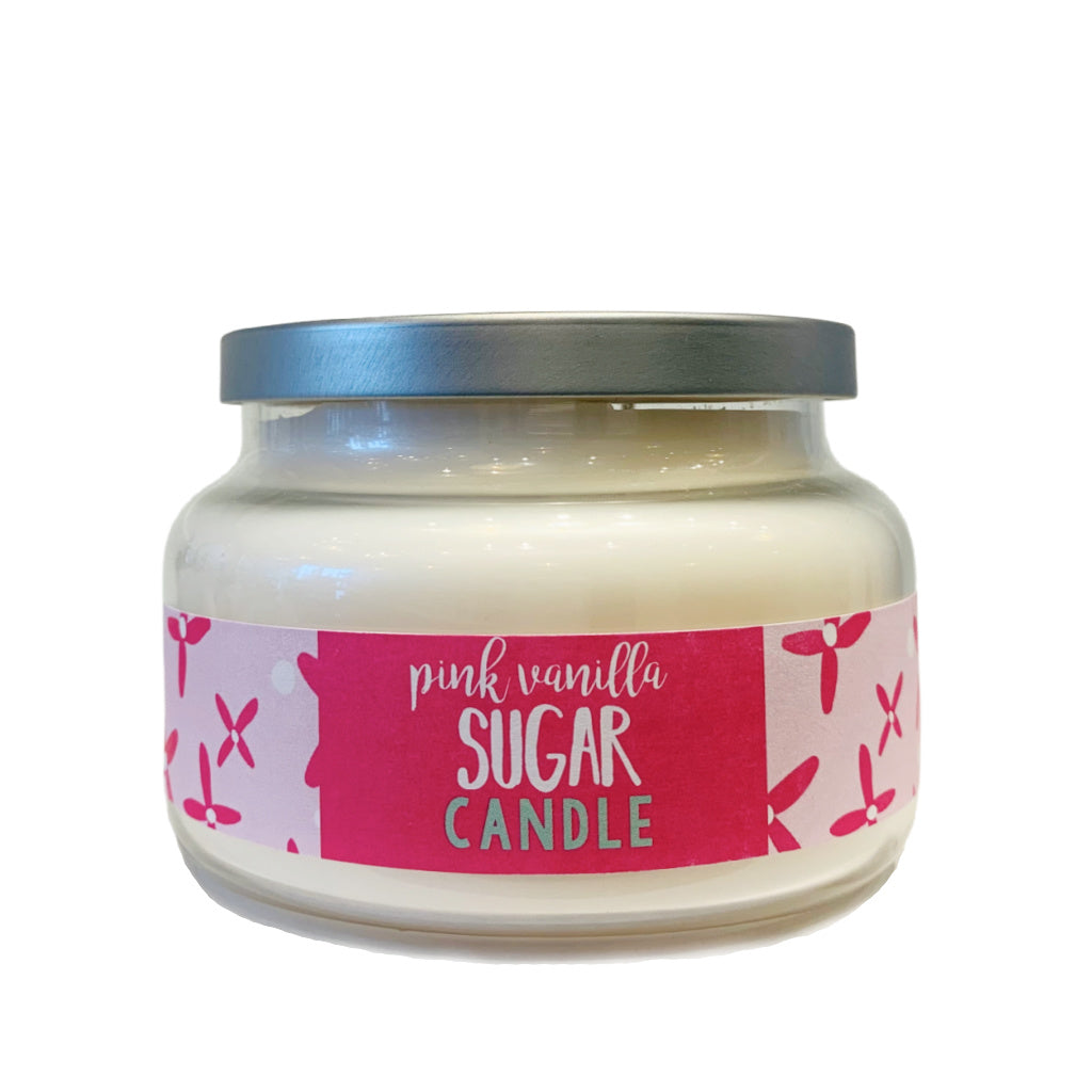 Pink Vanilla Sugar Candle – living simply soap