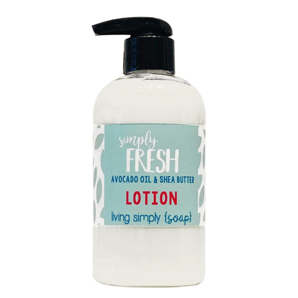 Simply Fresh Lotion – living simply soap